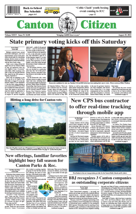 A Look Inside: Canton Citizen’s August 25 edition | Canton Citizen