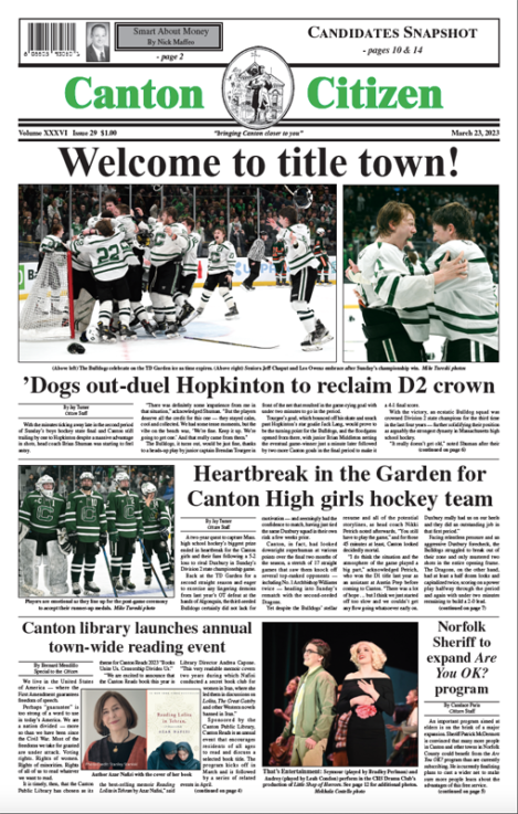 A Look Inside: Canton Citizen’s March 23 edition | Canton Citizen