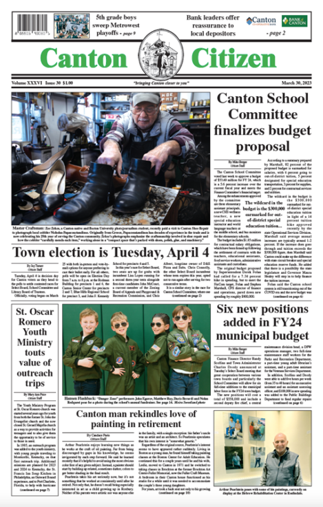 A Look Inside: Canton Citizen’s March 30 edition | Canton Citizen