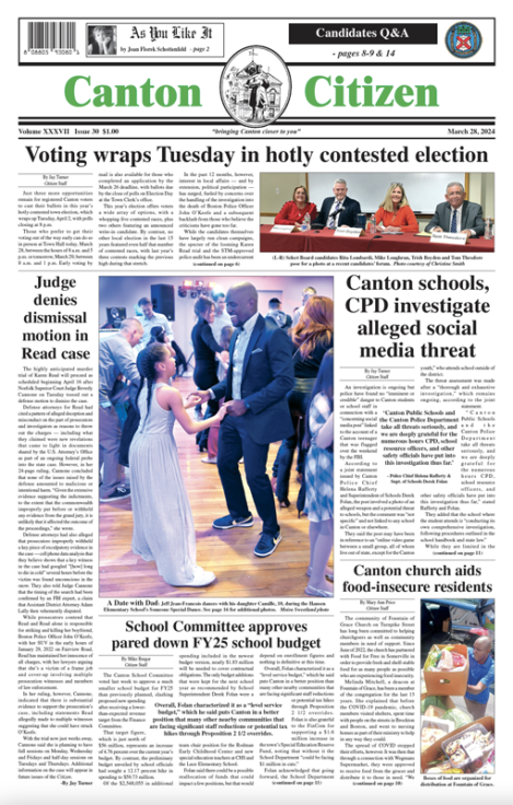 A Look Inside: Canton Citizen’s March 28 edition | Canton Citizen